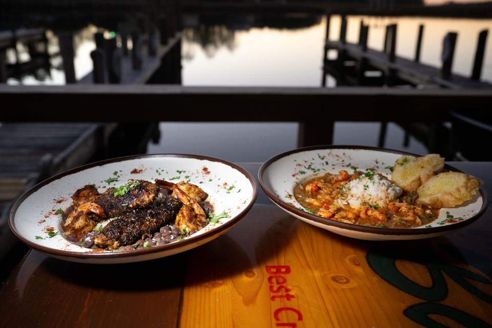 Bayou Restaurant Ocean Springs has view & Cajun coastal food | Biloxi ...
