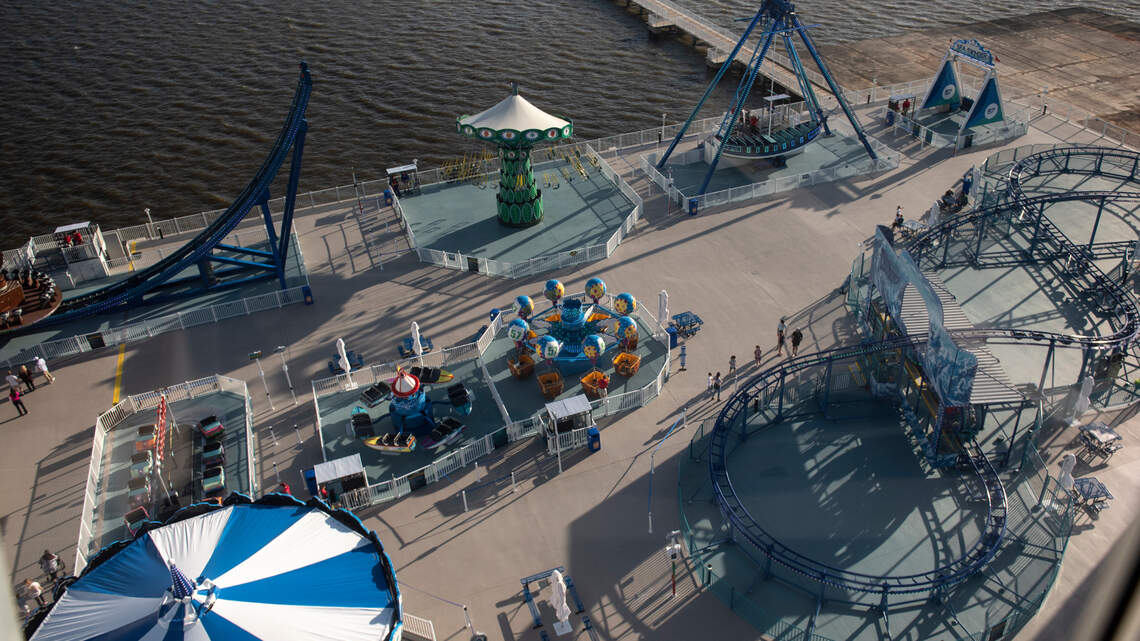 Take a tour of Paradise Pier amusement park in Biloxi MS | Biloxi Sun ...