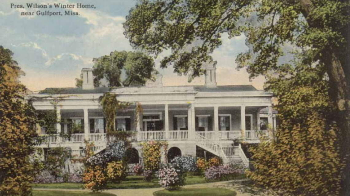 Woodrow Wilson once stayed at Pass Christian mansion known as Dixie ...