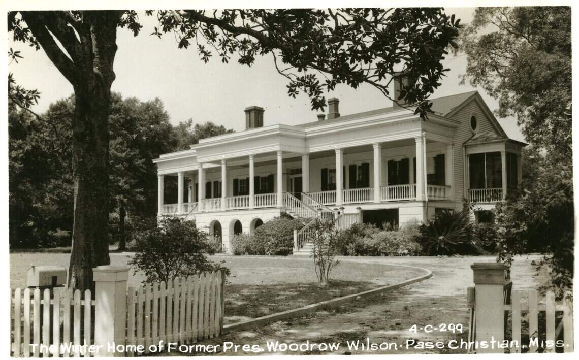 Woodrow Wilson once stayed at Pass Christian mansion known as Dixie ...