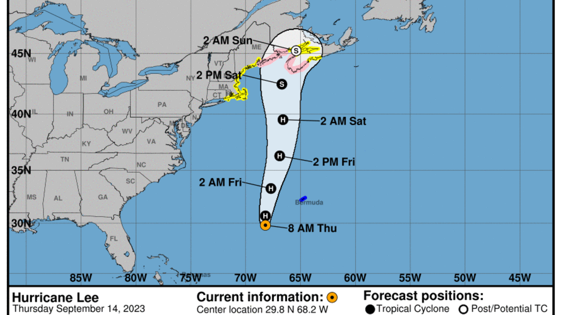 Category 2 Hurricane Lee path, advisory & warnings | Biloxi Sun Herald