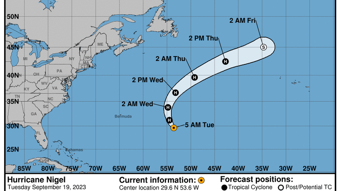 Category 1 Hurricane Nigel path, advisory & warnings | Biloxi Sun Herald
