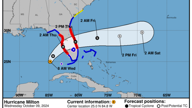 Category 4 Hurricane Milton path, advisory & warnings | Biloxi Sun Herald